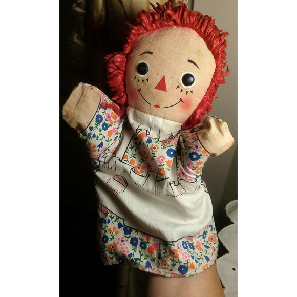 Knickerbocker | Toys | Vintage Raggedy Ann Hand Puppet Doll ...